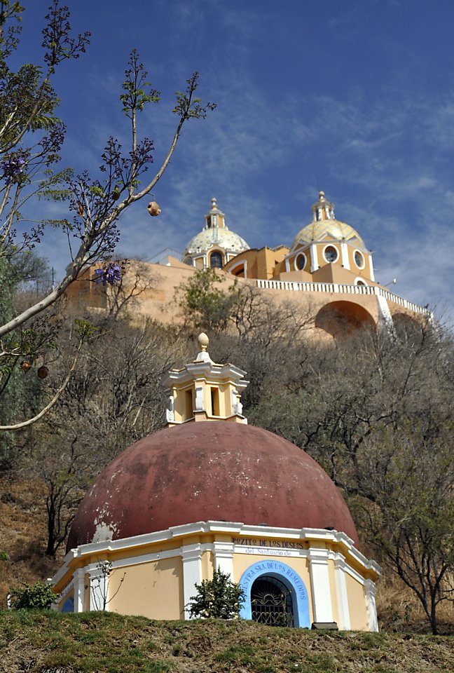 Mexico Cholula Temple Cholula Pyramid