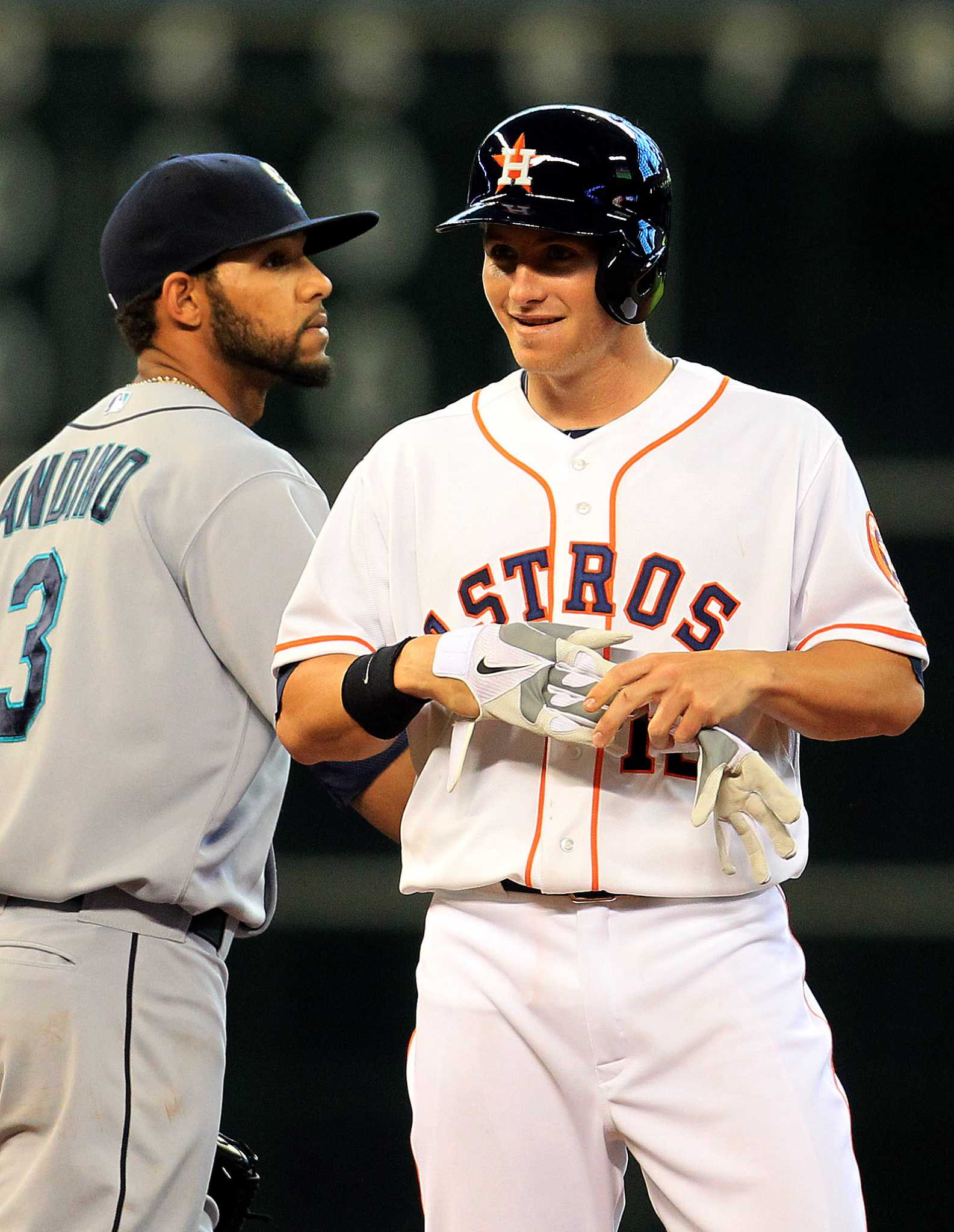 Grossman lives the dream in Astros debut