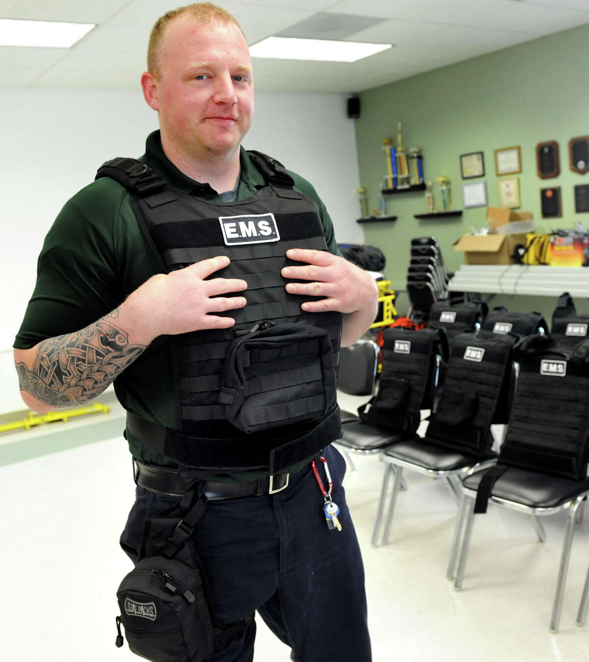 Body armor as a first response