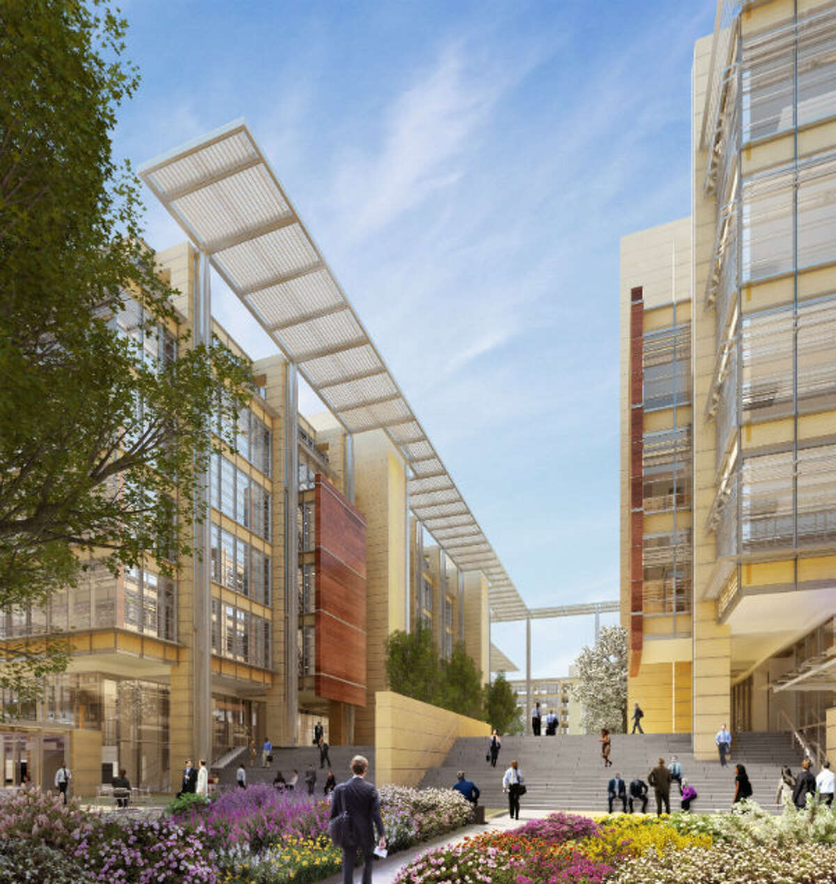 ExxonMobil campus is a city within a city
