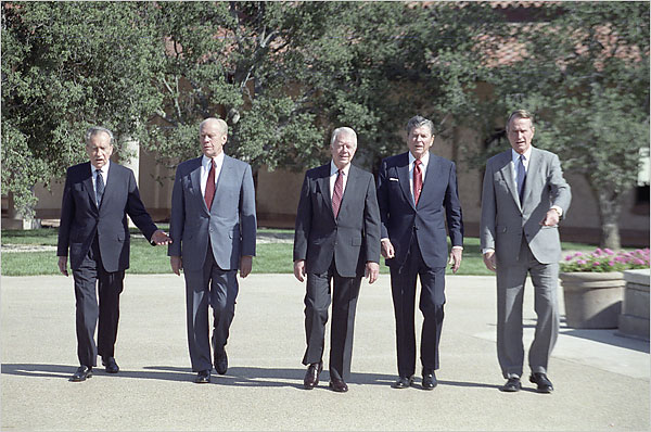 Five presidents together is a lot, but once there were six