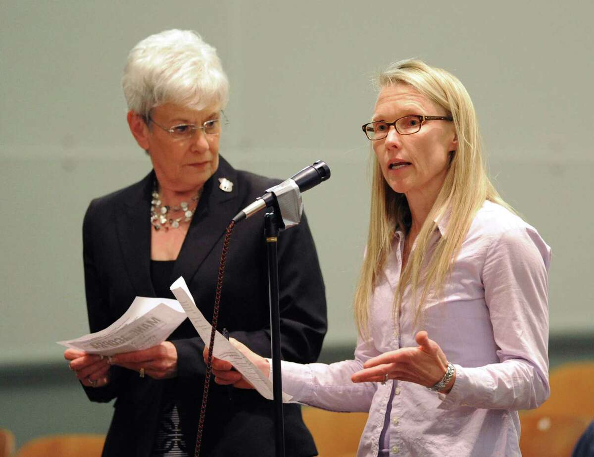 Malloy fields queries in town hall event