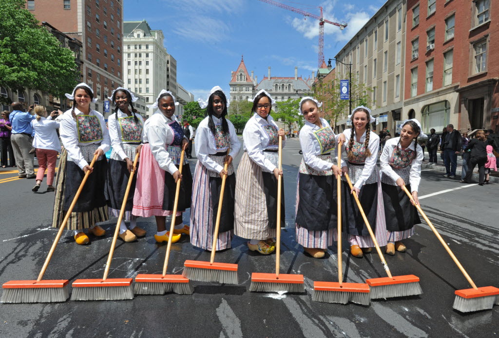 Street-sweeping tradition goes on