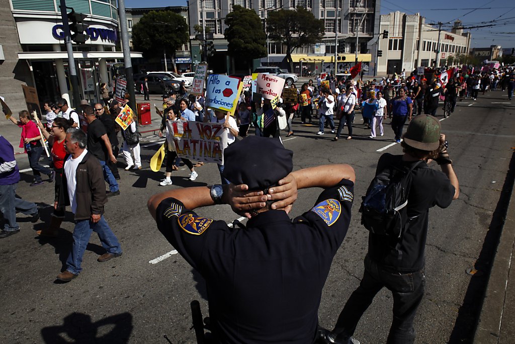 May Day march in S.F., rally in Oakland