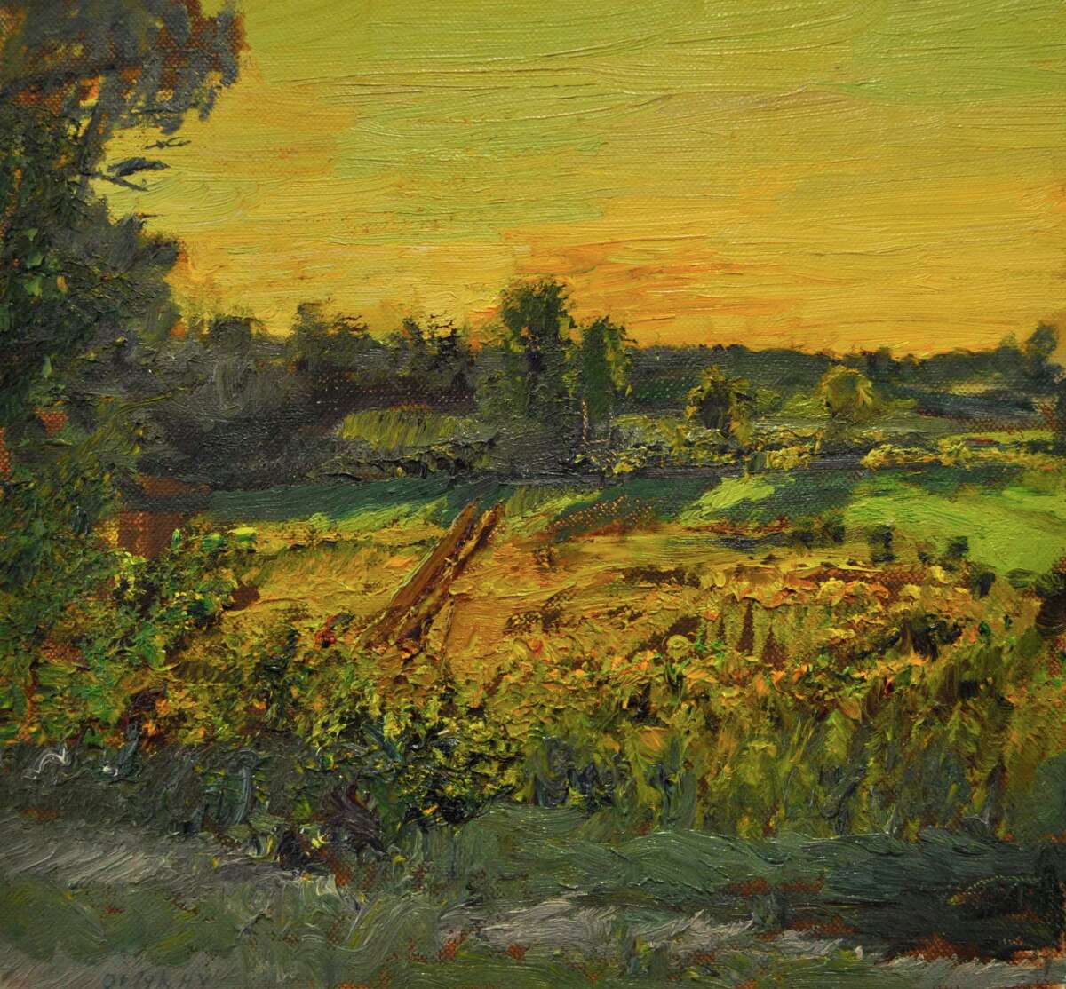 Harry Orlyk talks about his paintings and the land