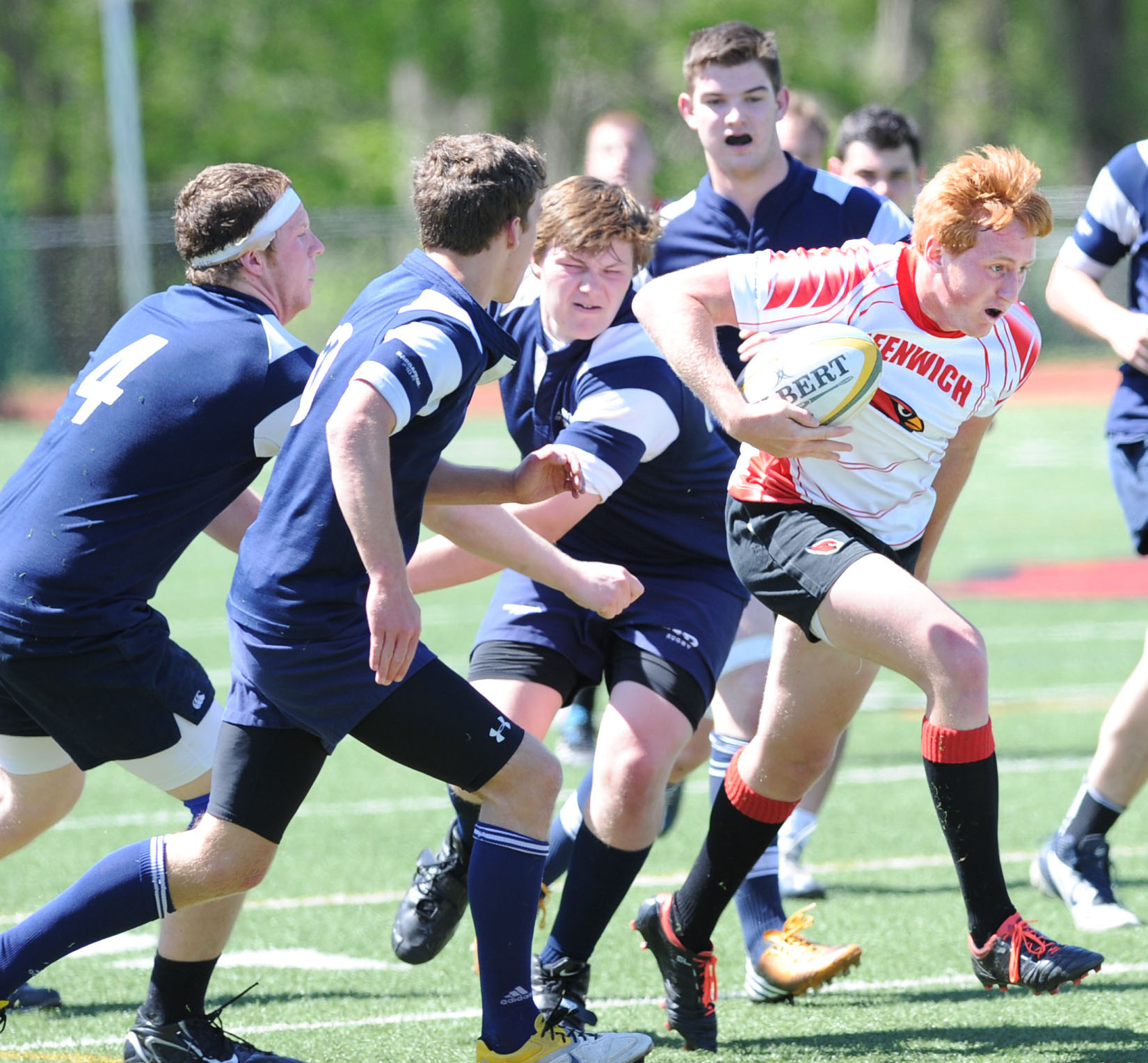 Greenwich rugby rolls on Senior Day