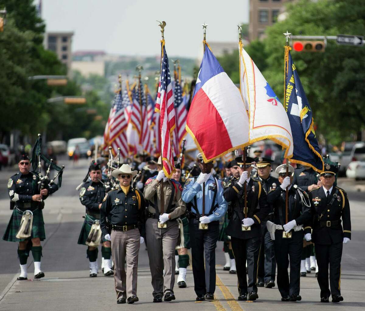 Texas officers killed on-duty remembered