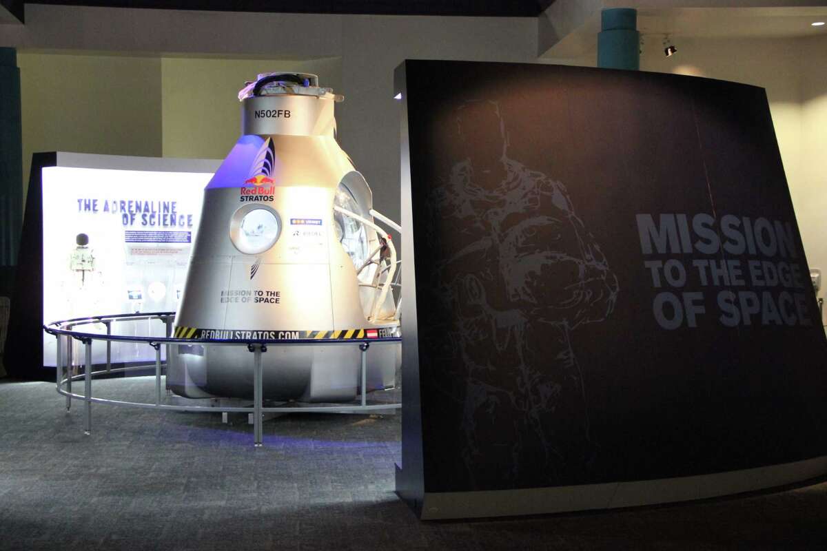Red Bull space jump equipment makes world premiere in Houston