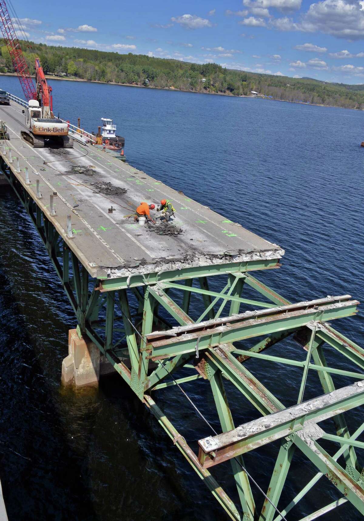 Photos: Old Batchellerville Bridge coming down