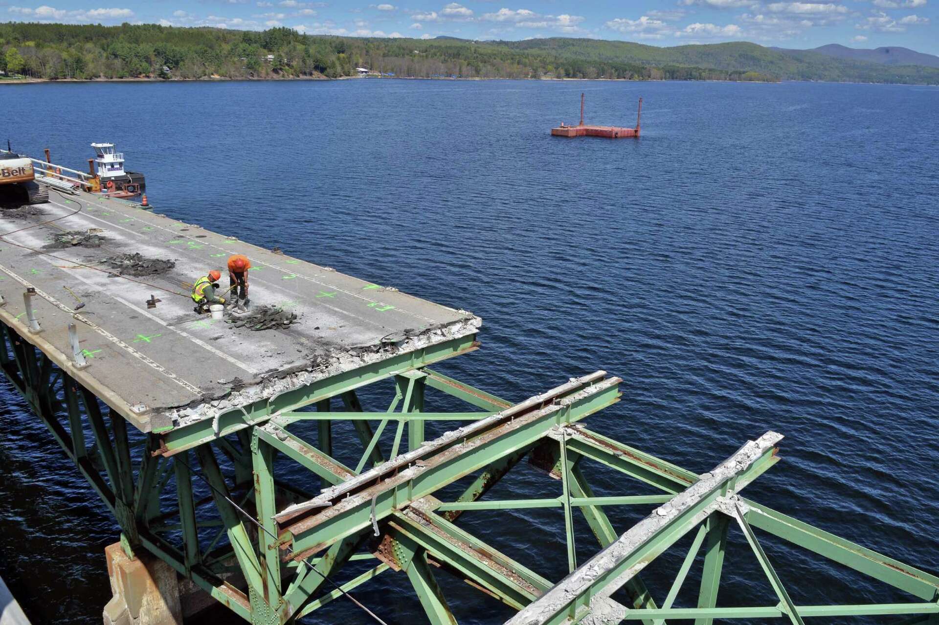 Photos: Old Batchellerville Bridge coming down