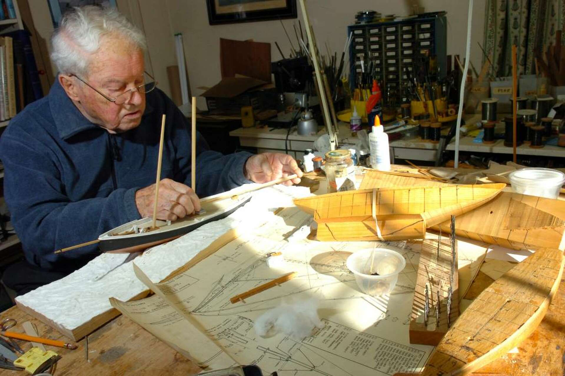 Shipbuilder is a model craftsman