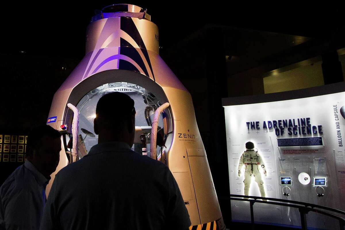 Red Bull space jump equipment makes world premiere in Houston