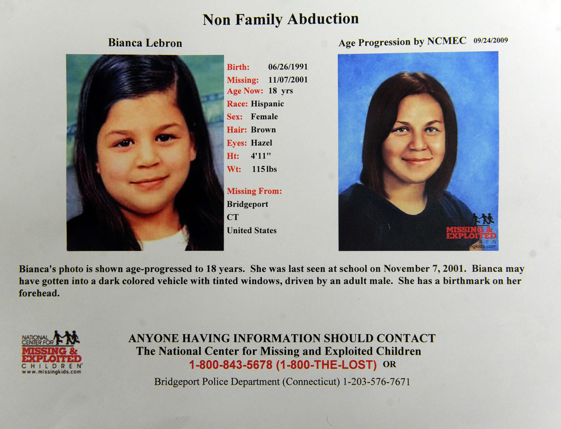 Cleveland escape spurs hope for missing Bridgeport girl