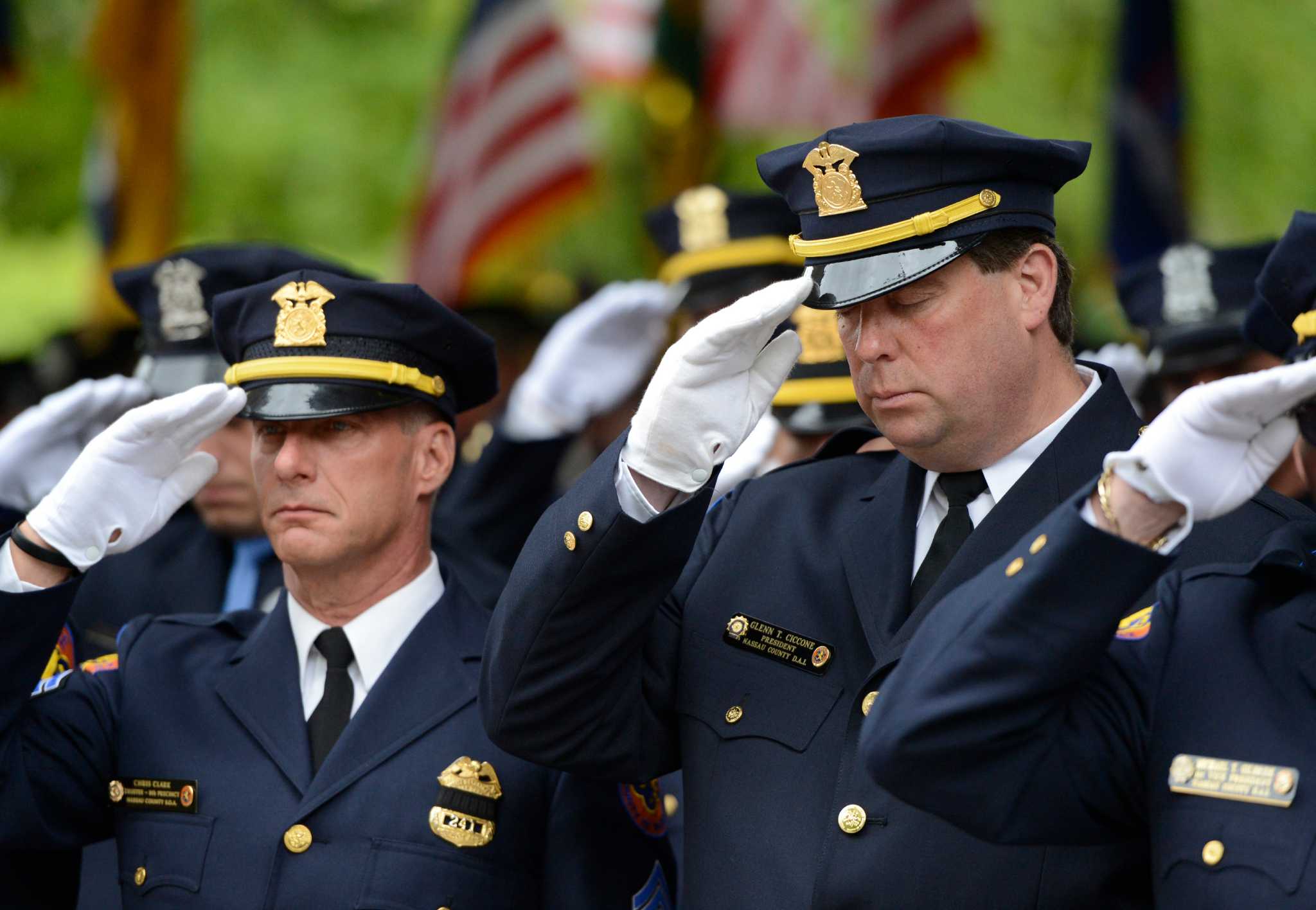 Police Officers Memorial remembrance ceremony