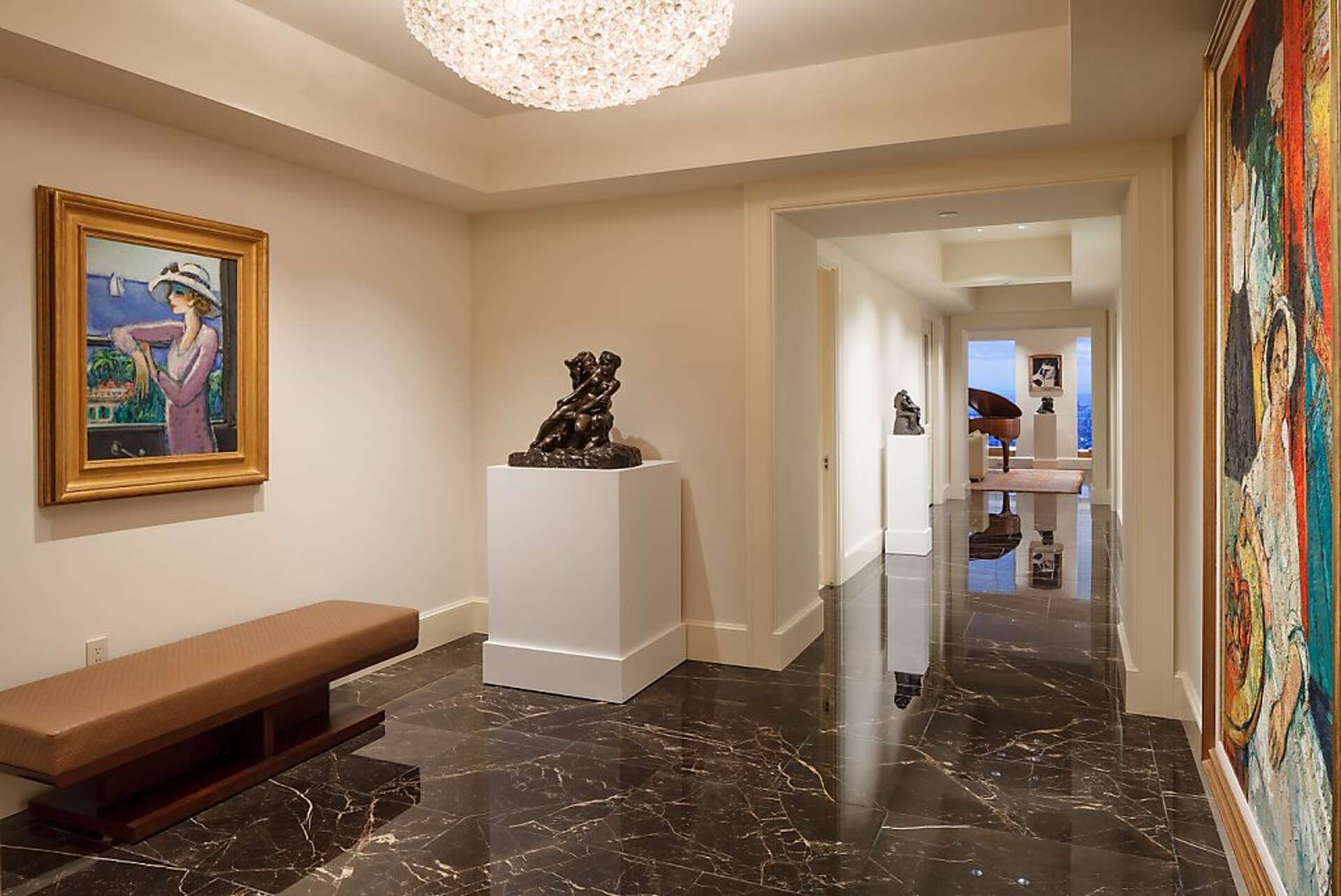SF high-rise condo has spacious floor plan, city views and hotel amenities