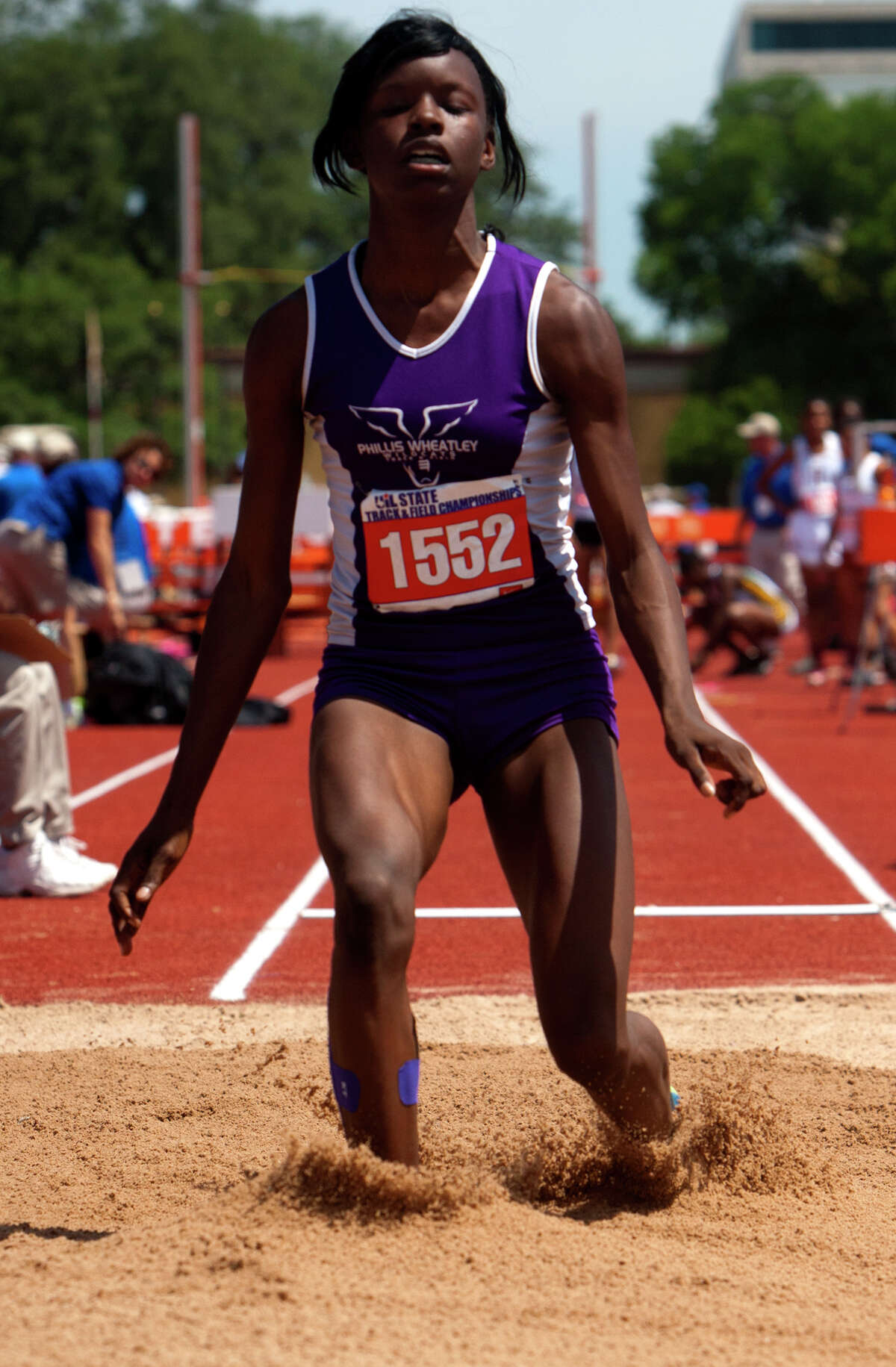 Hall-Thompson leads trio of double winners at state track
