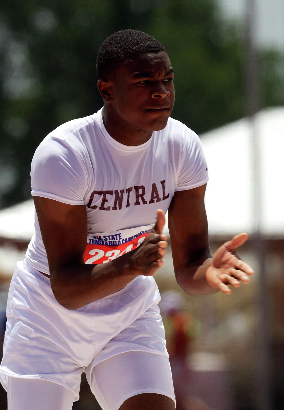 Hall-Thompson leads trio of double winners at state track