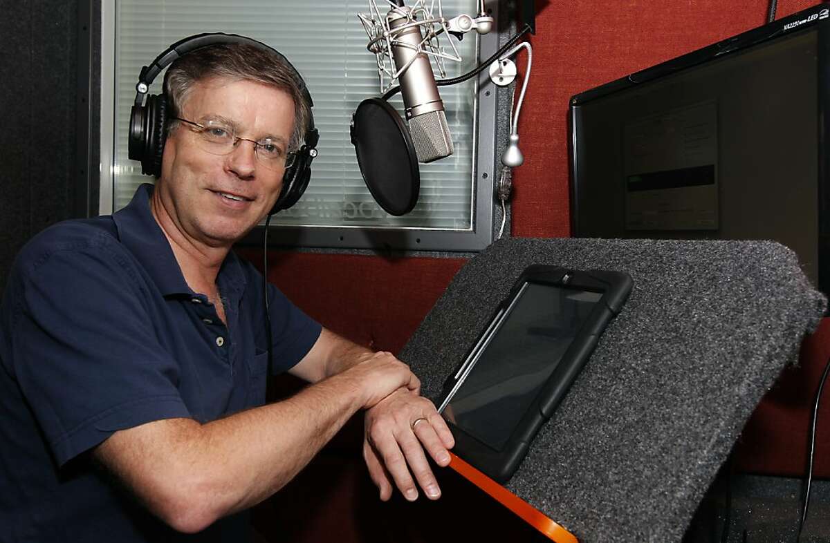 Audiobook narrator inhabits characters