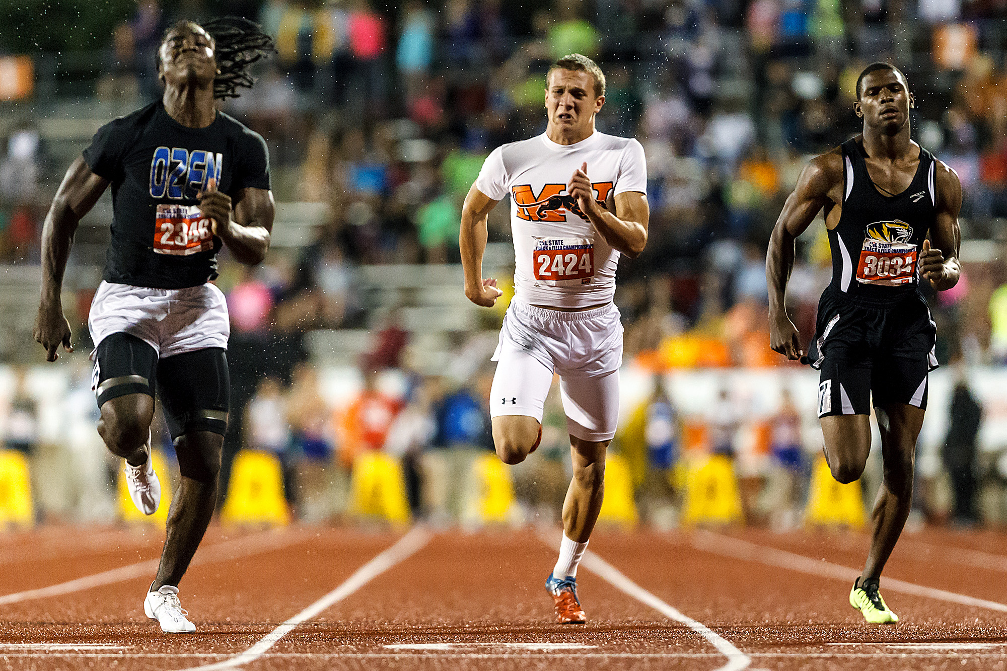 E-N All-Area track & field honors