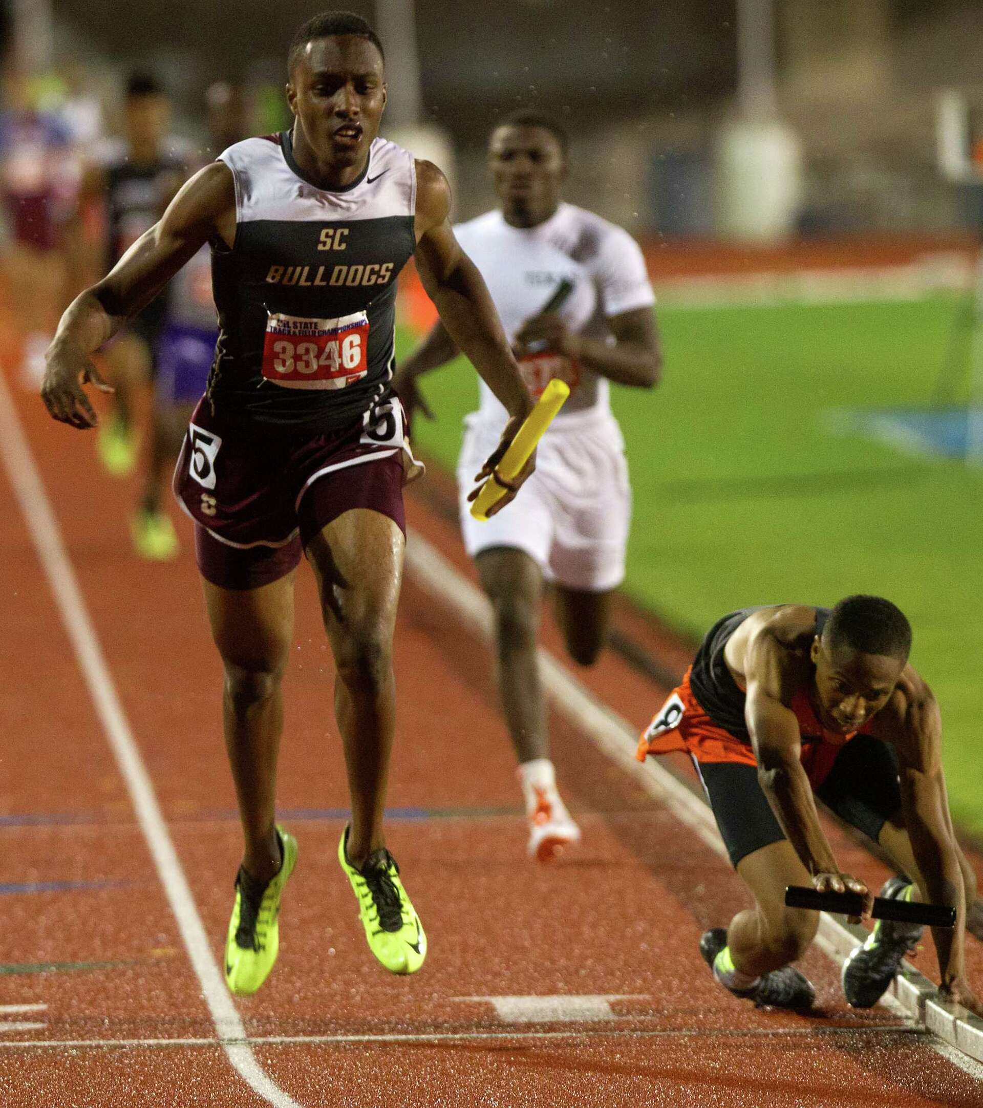 Hall-Thompson leads trio of double winners at state track