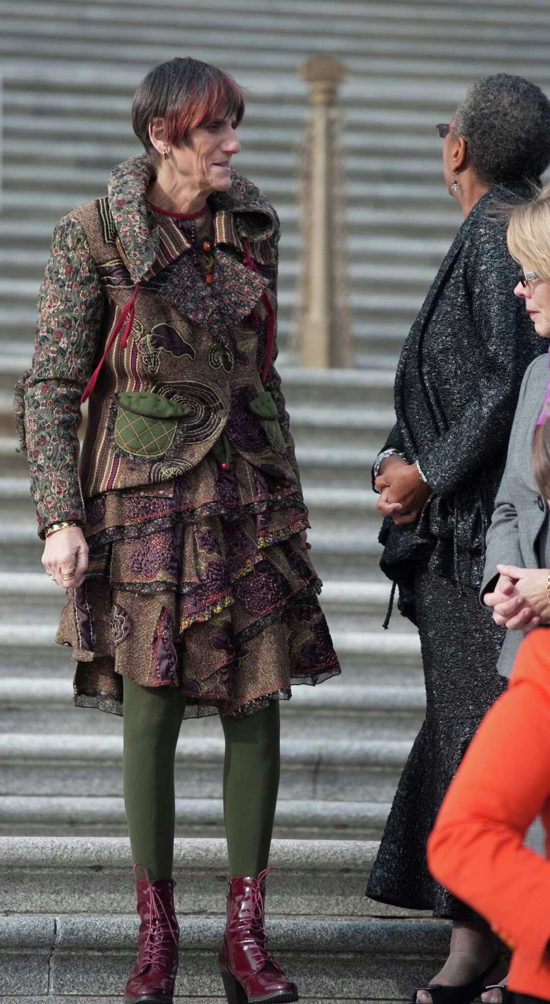 Rosa DeLauro, behind the flamboyance