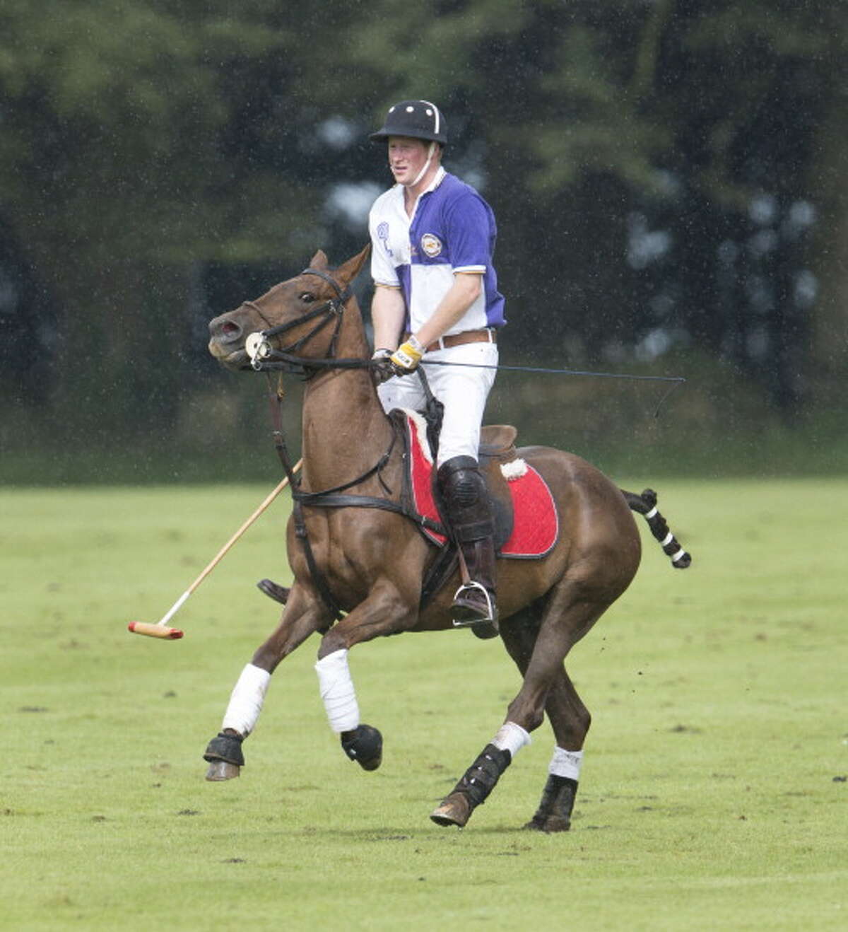 Playing polo with a prince