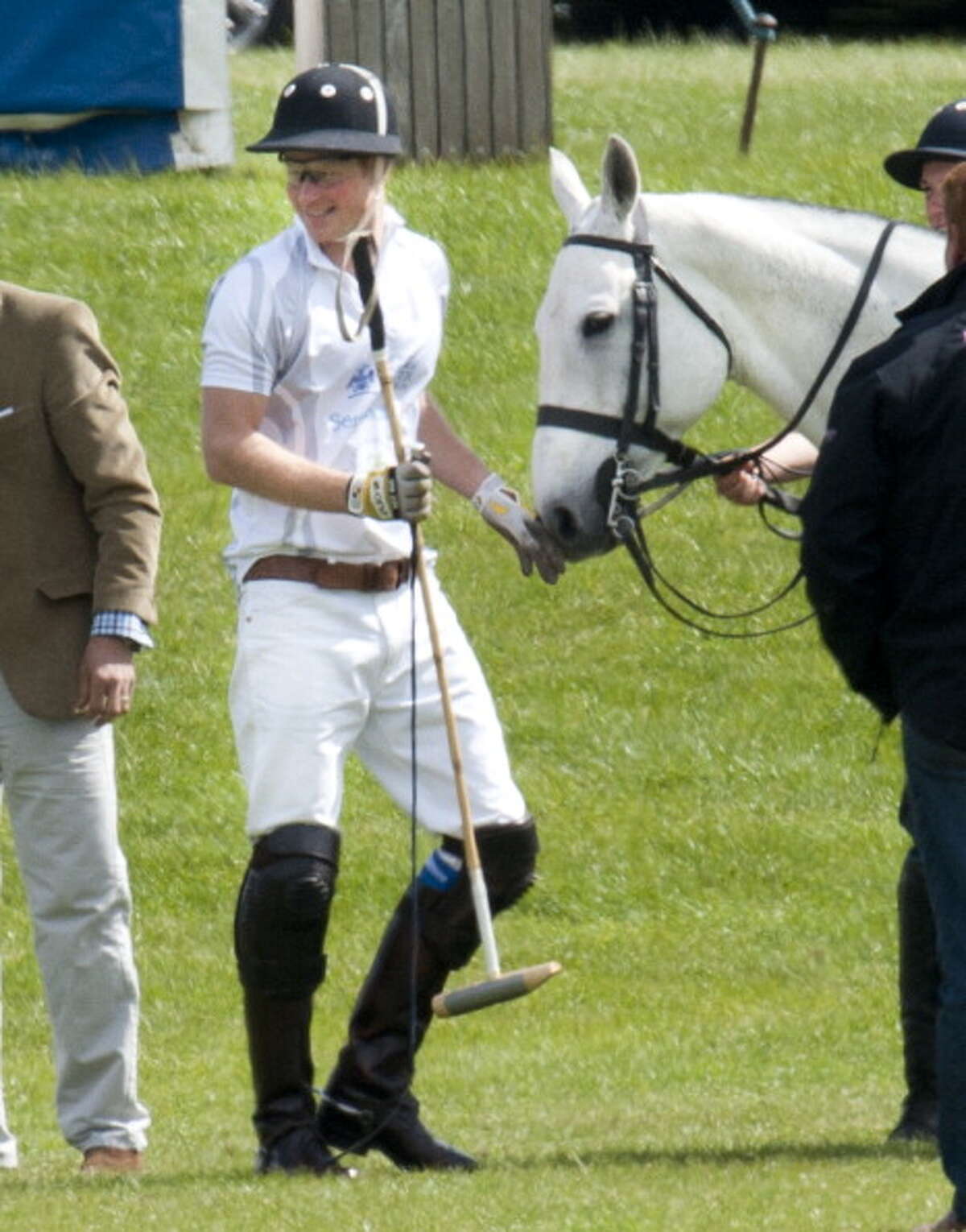 Playing polo with a prince