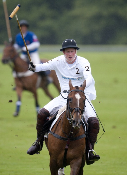 Playing polo with a prince