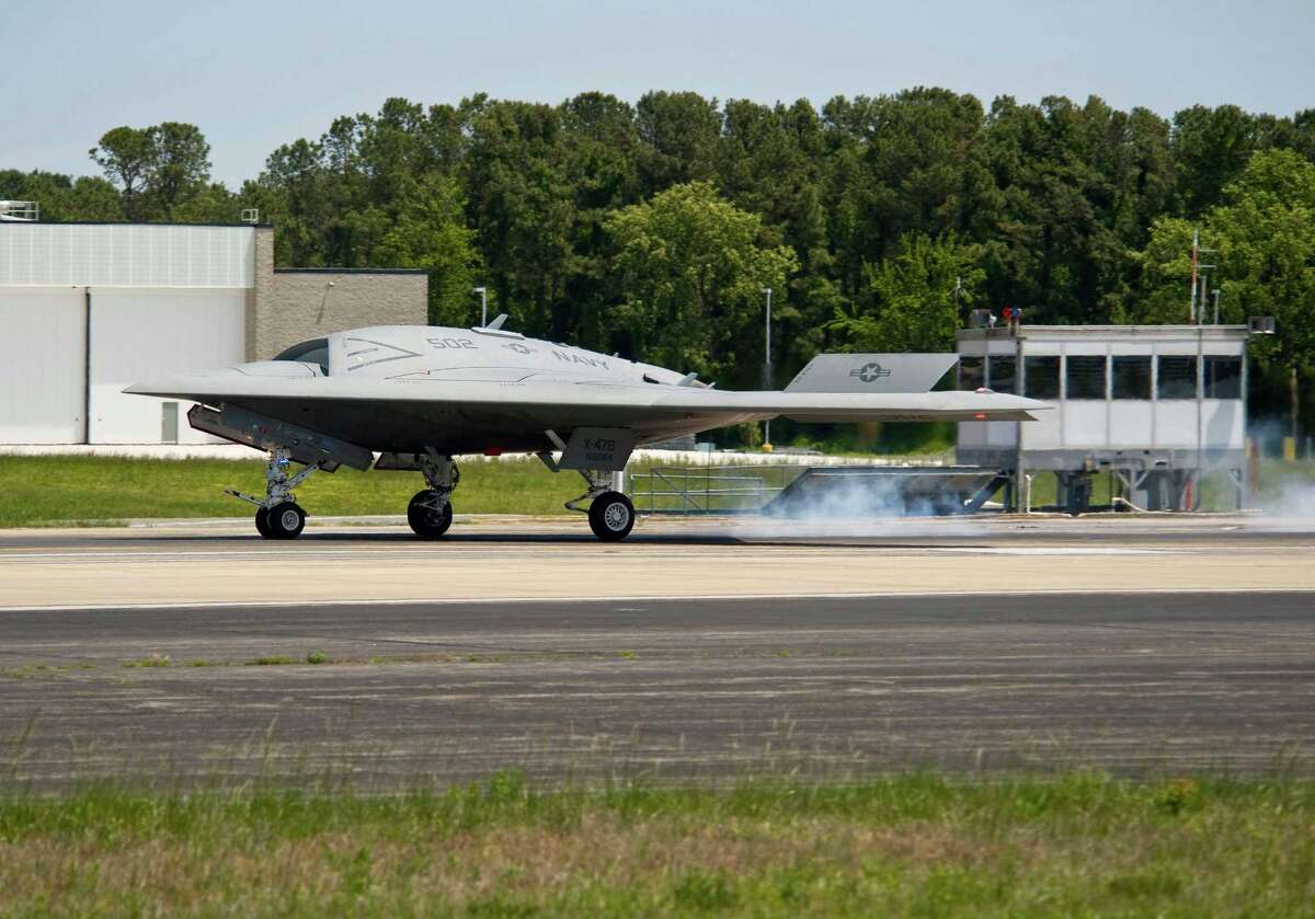 Drone makes first catapult takeoff from aircraft carrier
