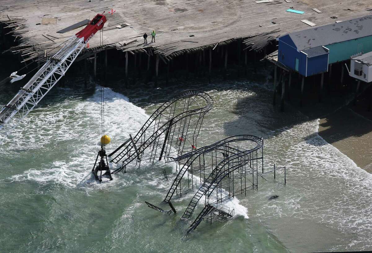 Roller coaster demolished 6 months after Sandy