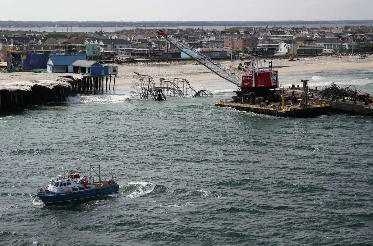 Roller coaster demolished 6 months after Sandy