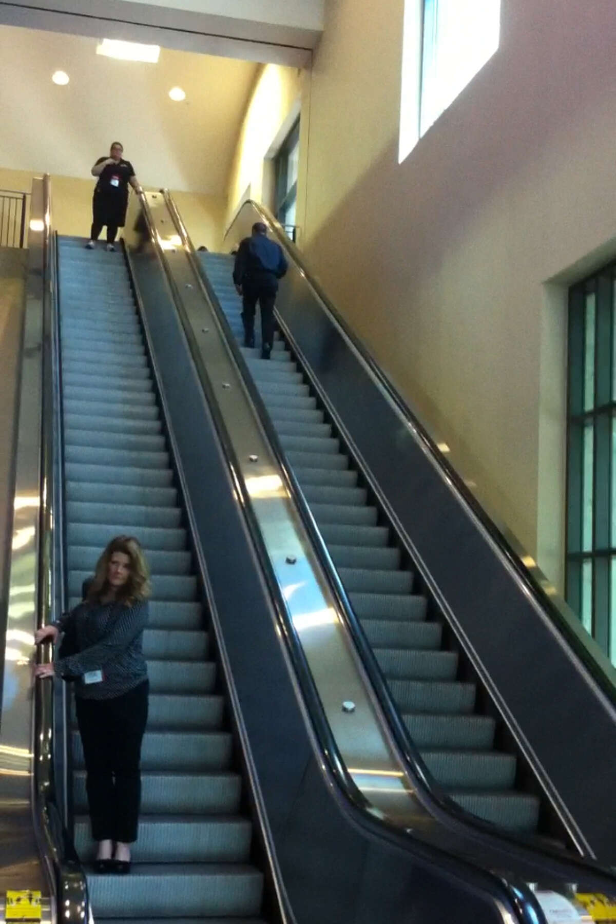 Escalator incident reportedly injures several