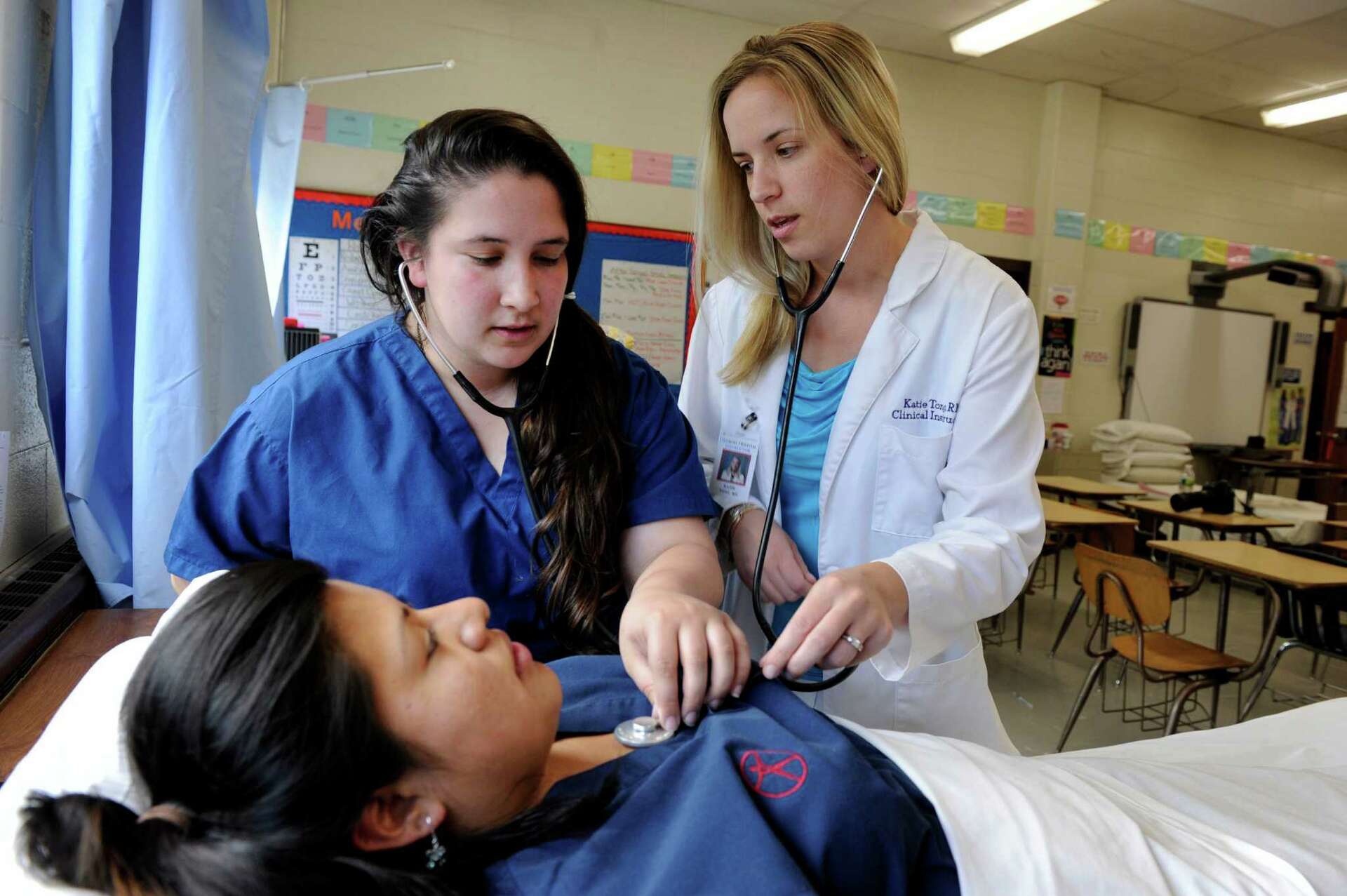 Nurse's classes super popular at high school
