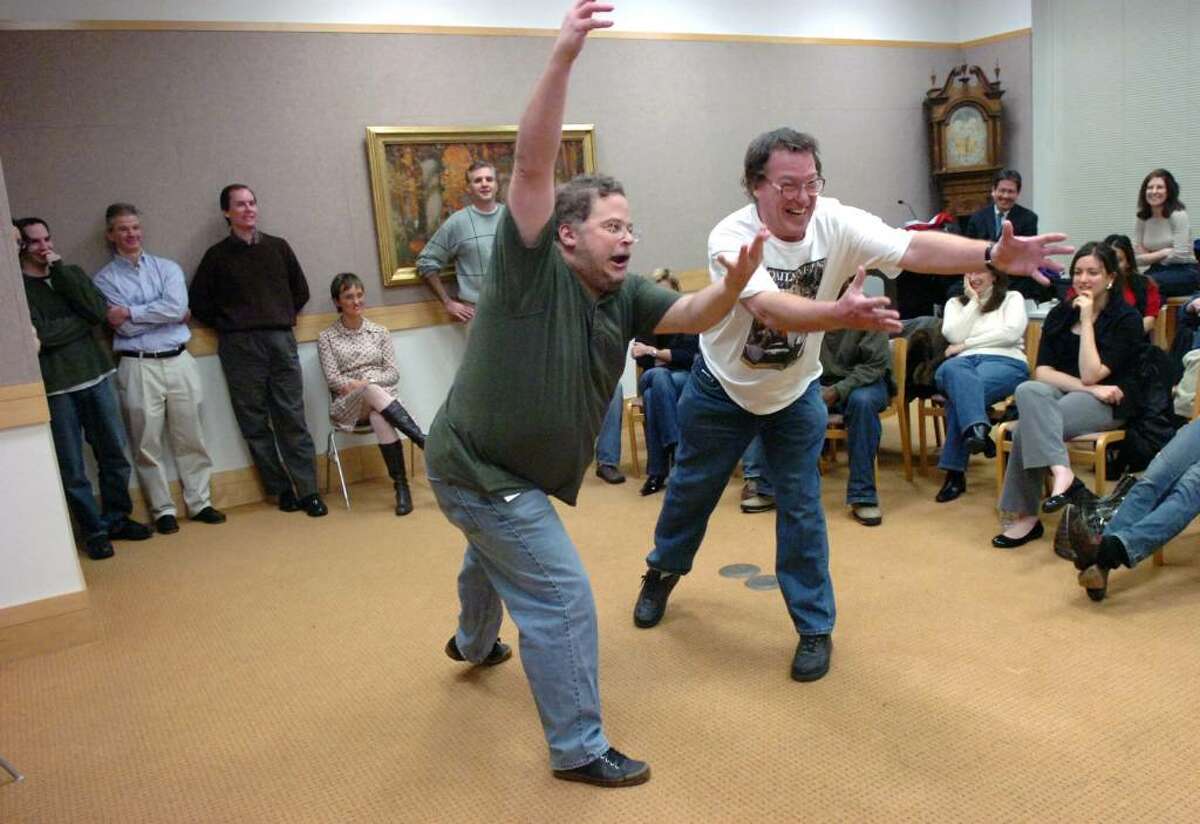 A night at the improv -- at Greenwich Library