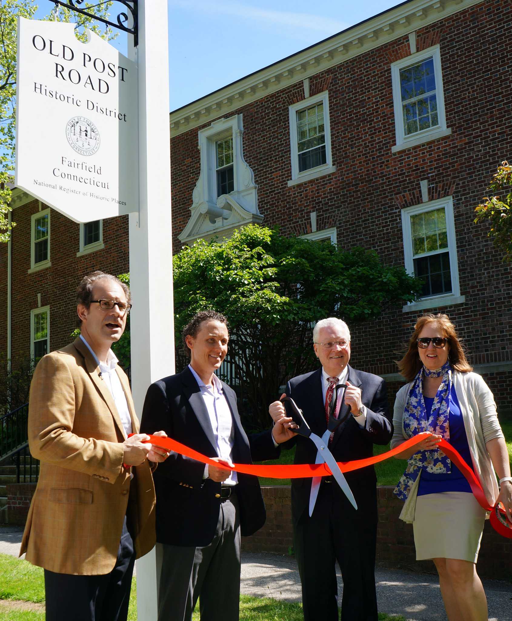 New signs, old times: Old Post Road posts its historic creds