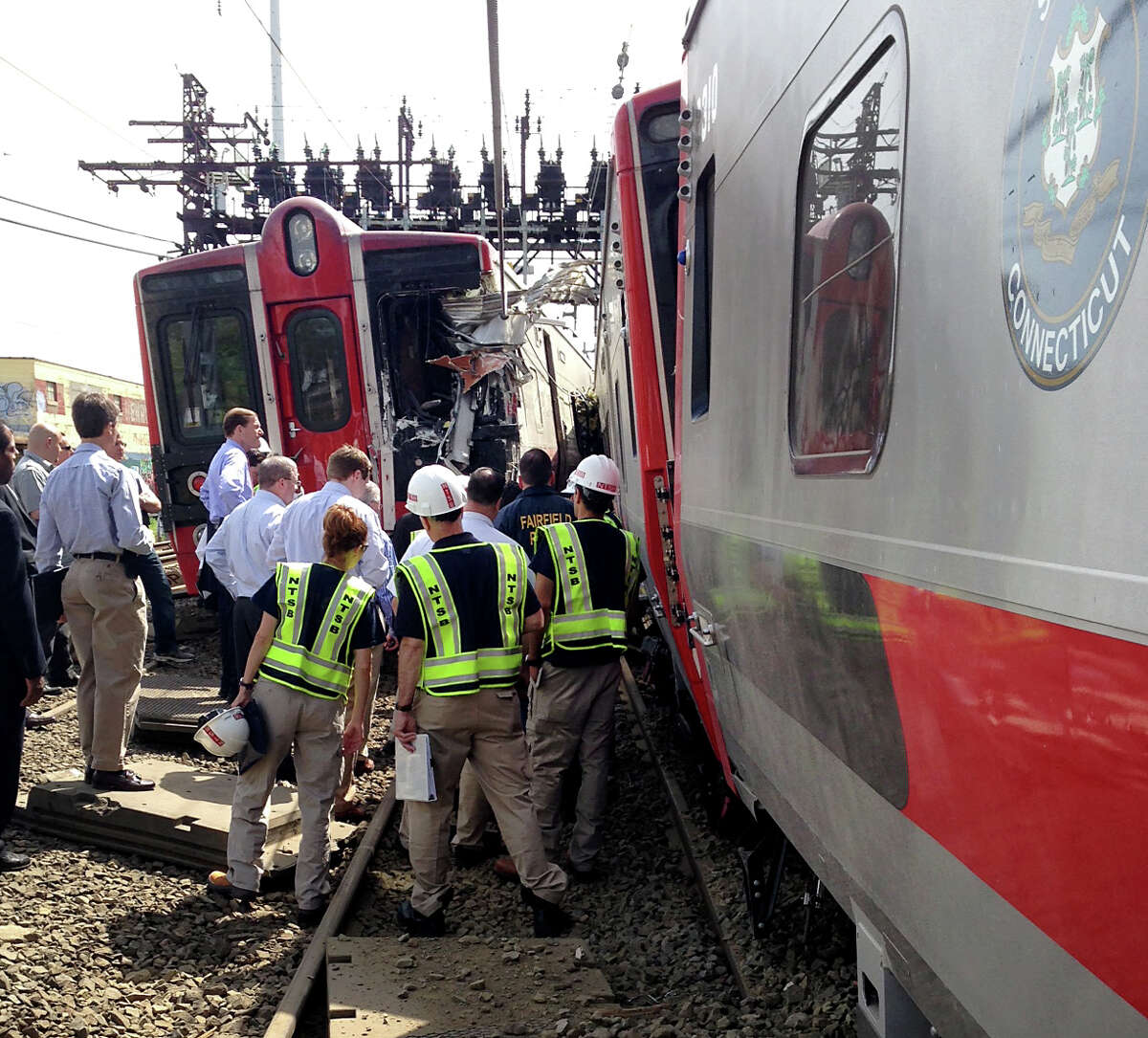 Investigators find broken rail at scene of train wreck