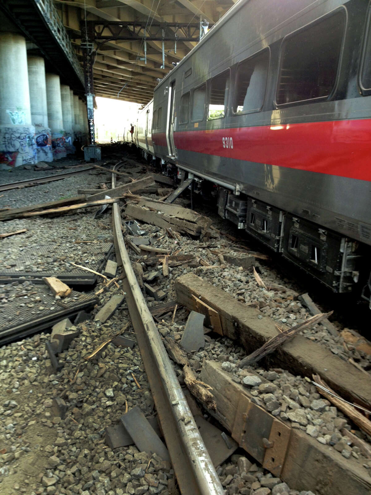 Investigators find broken rail at scene of train wreck