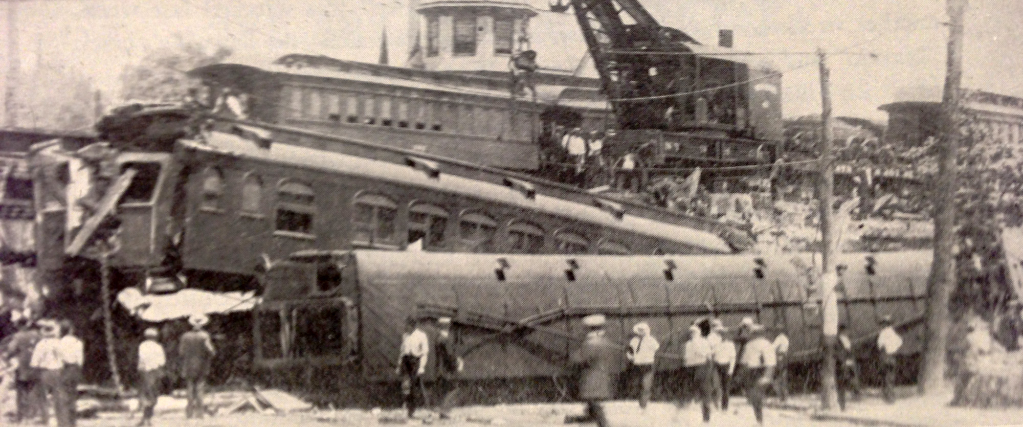 Second train crash at same site