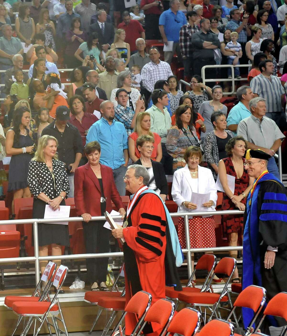 Lamar President Jimmy Simmons last Commencement ceremony