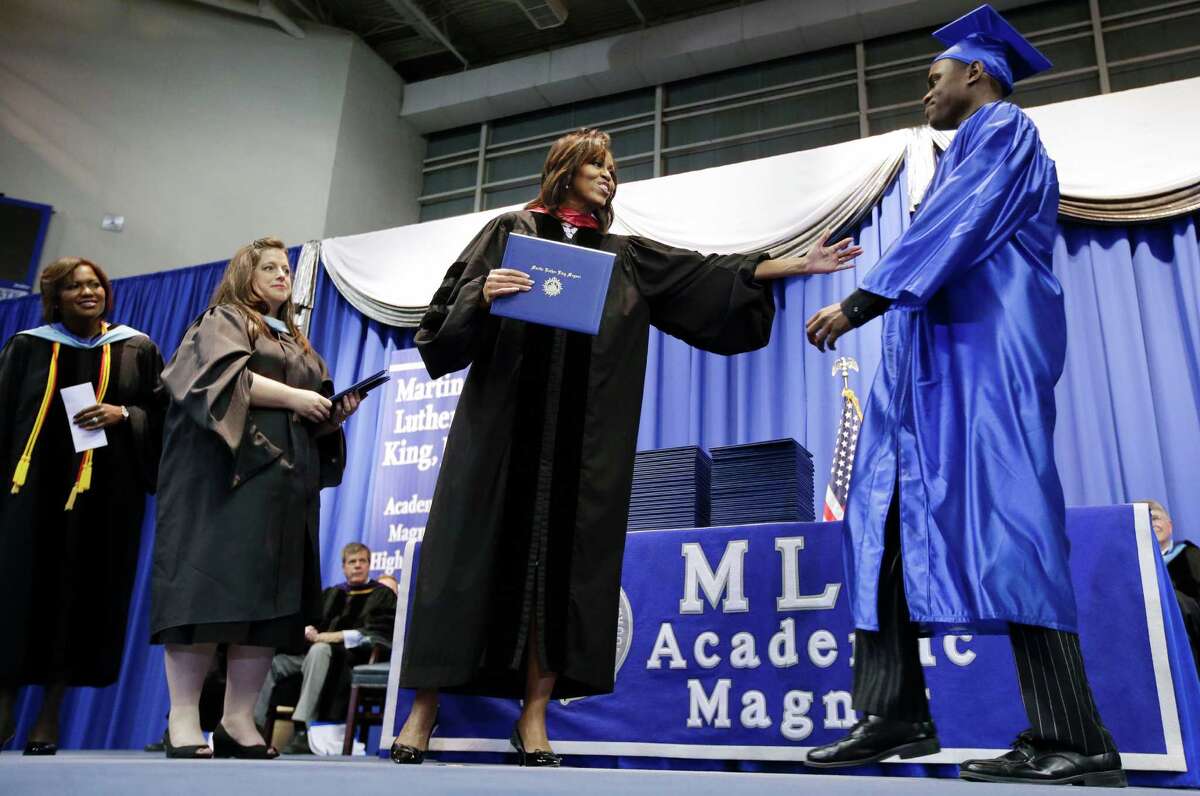 First lady to high school grads: Live your dreams