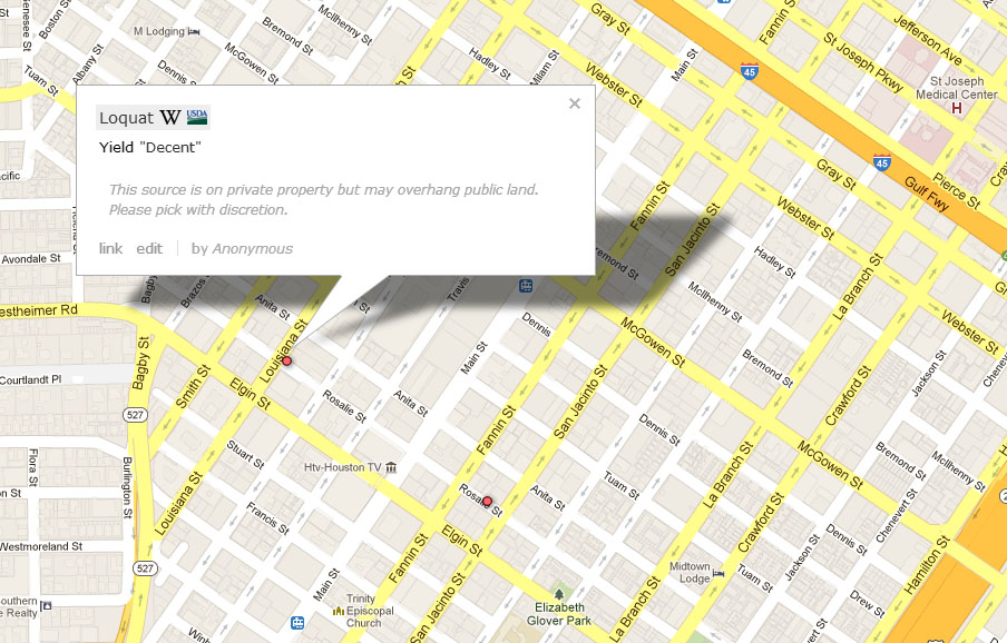 Online map helps the public find fruit trees around town