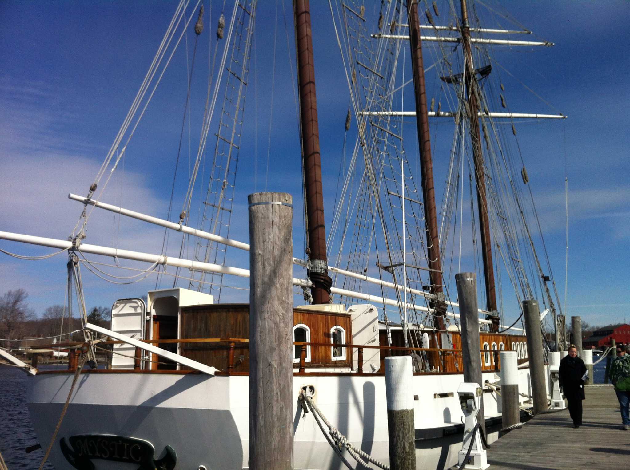Mystic schooner ready for bookings