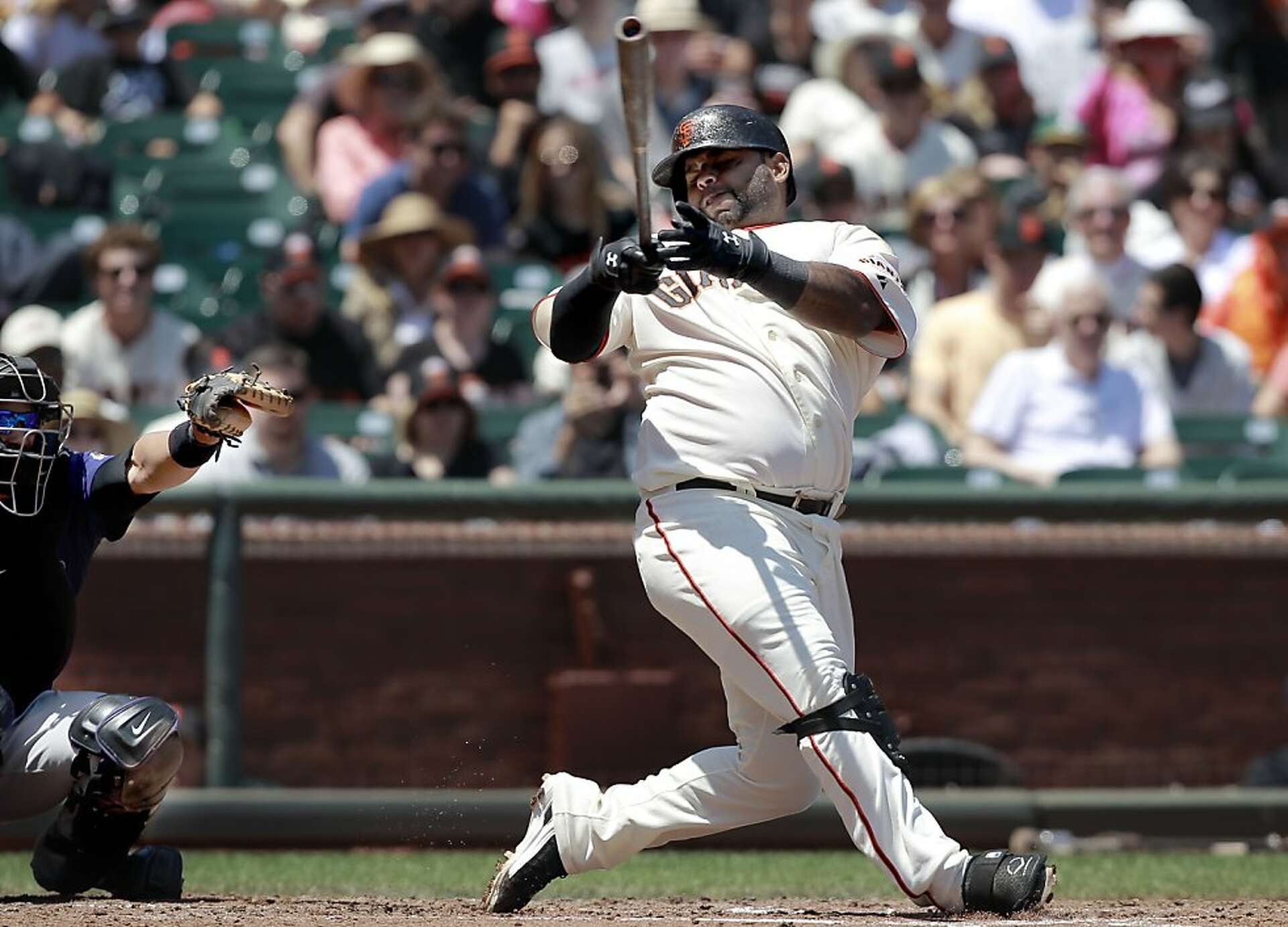 Pagan's inside-the-parker beats Rockies