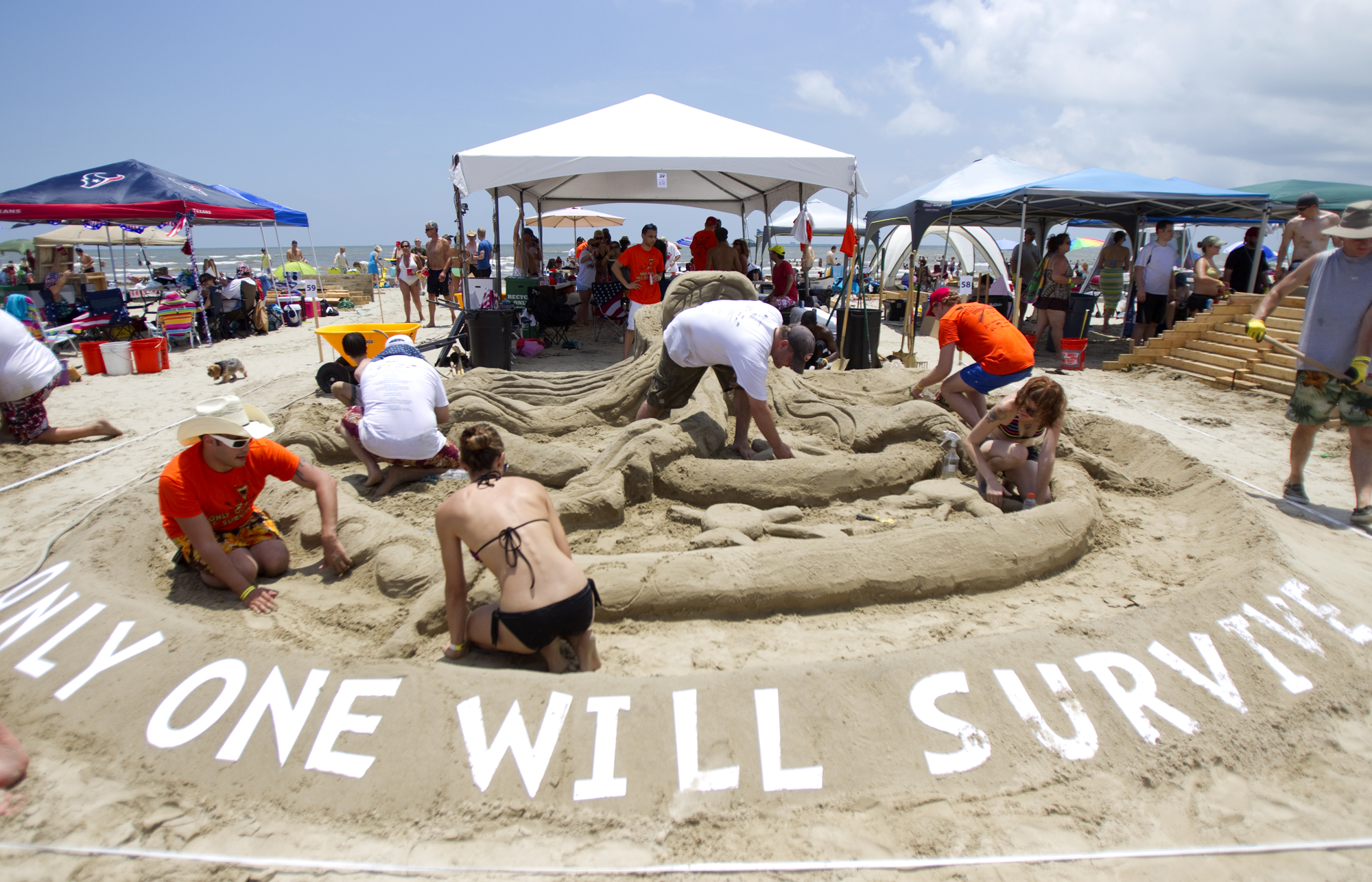 Sandy creations on display