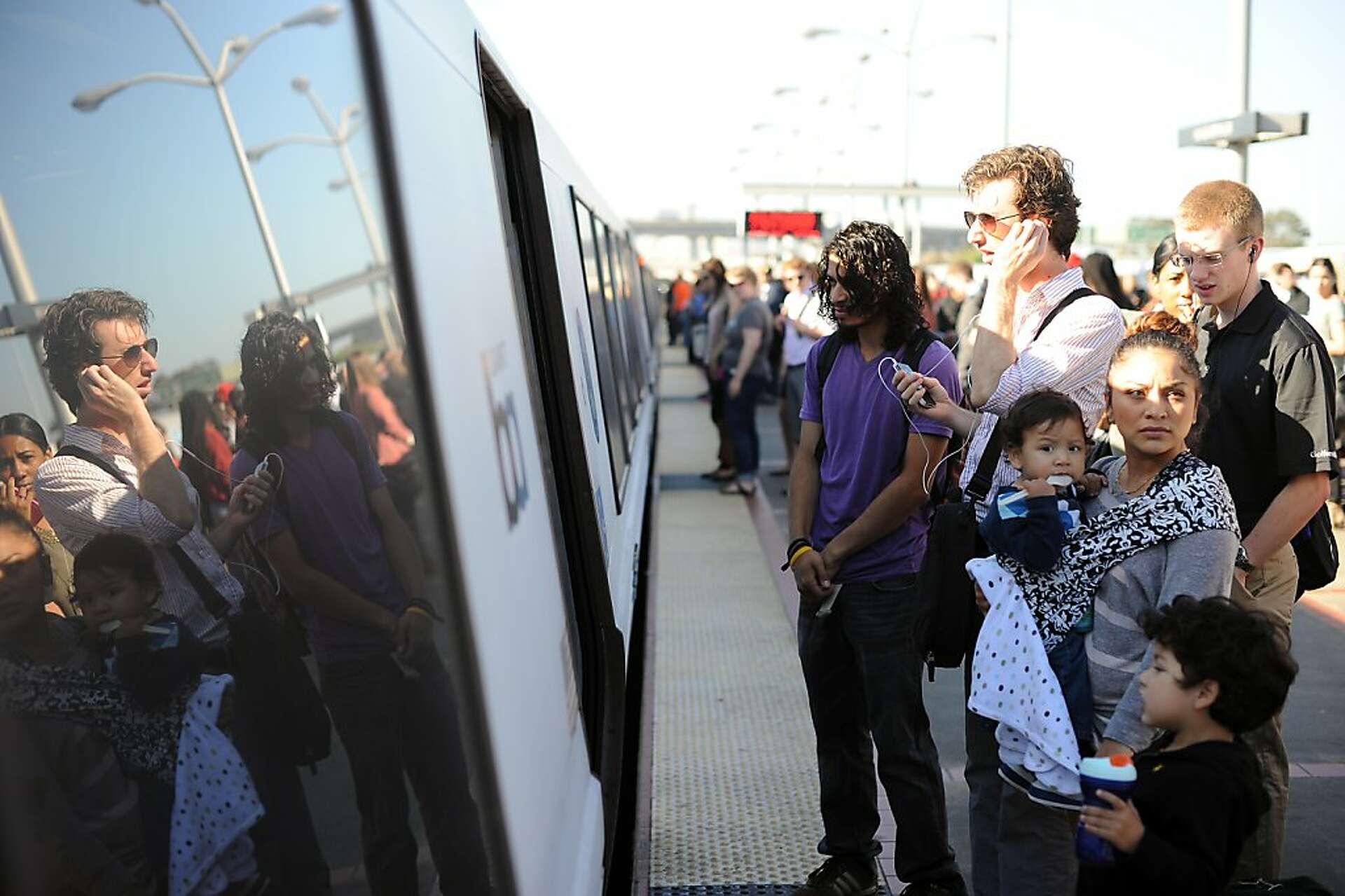 BART trains shorter, more crowded