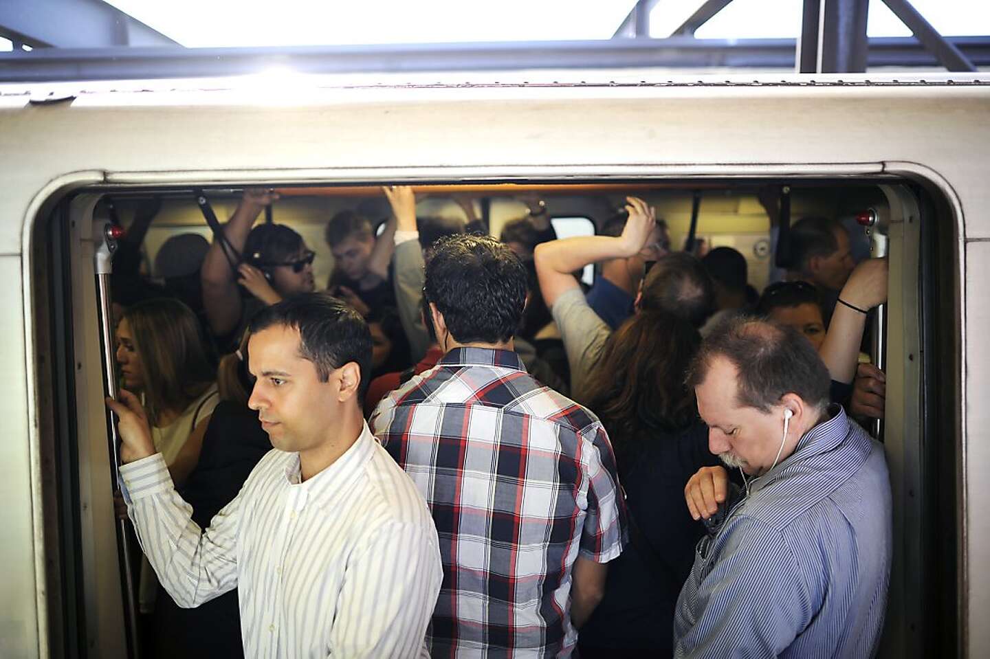BART trains shorter, more crowded