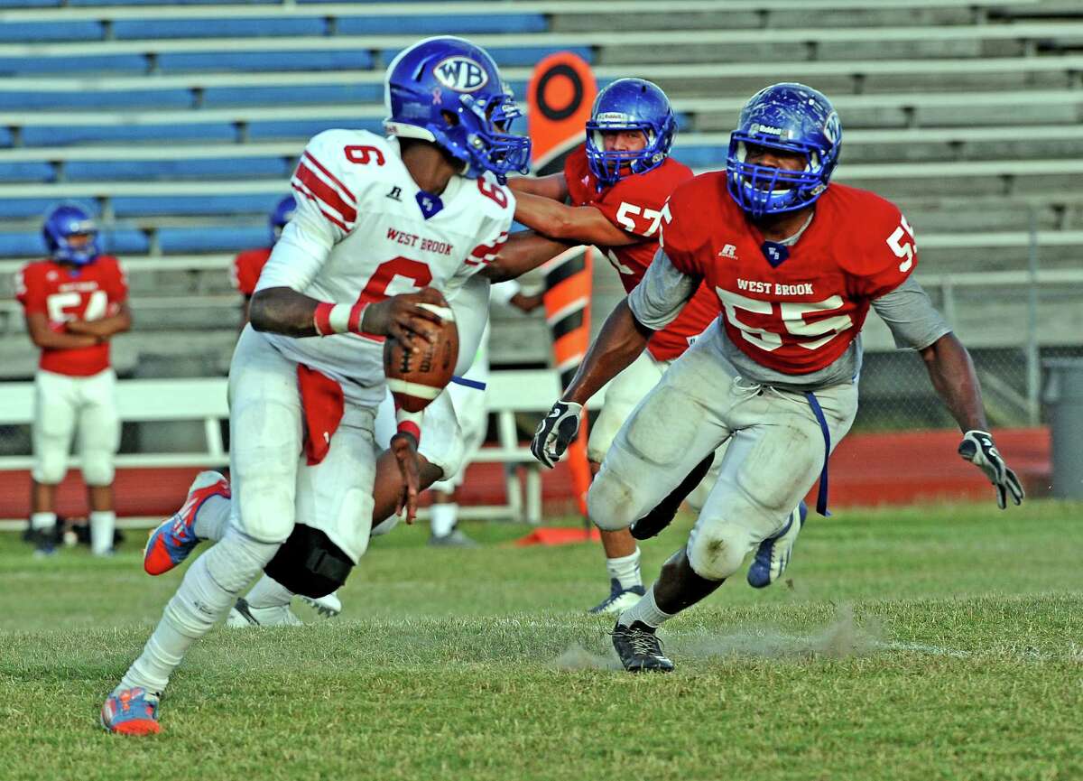 Hervey scores three TDs in West Brook spring game