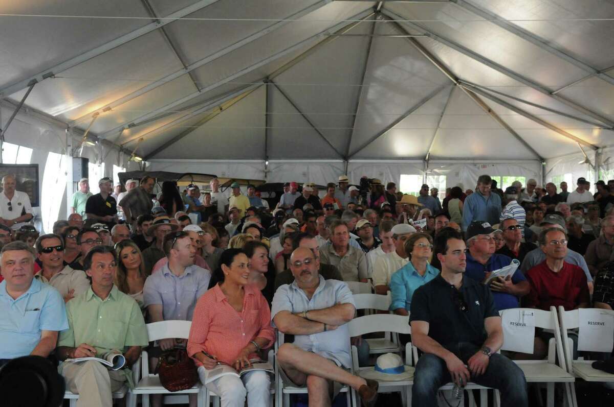 Auto auction, show hits with car crowd