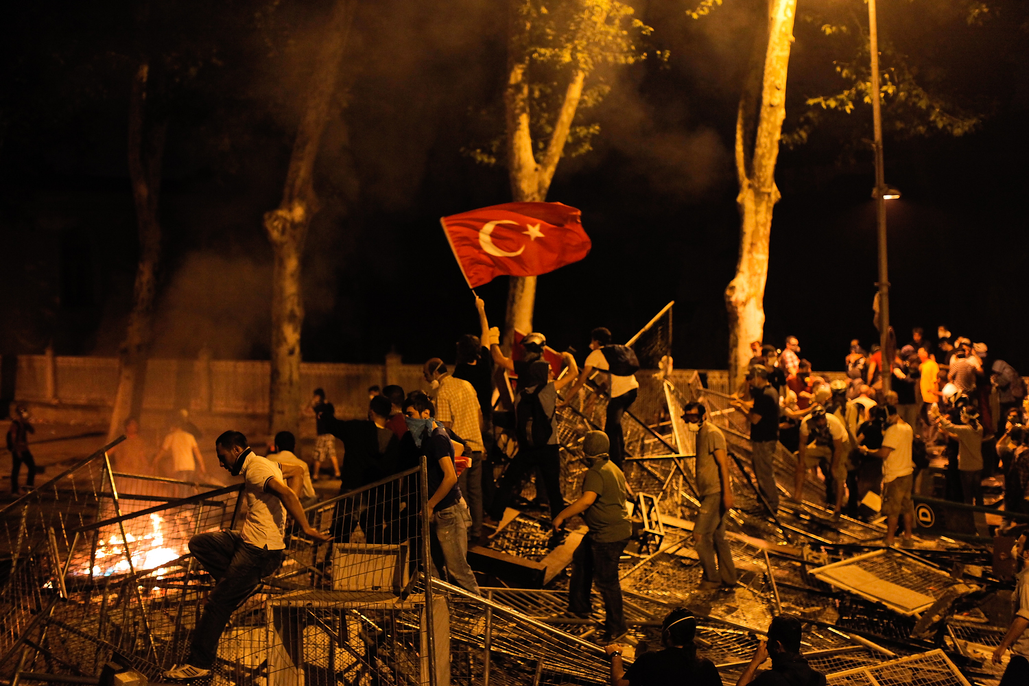 Protests in Turkey turn violent
