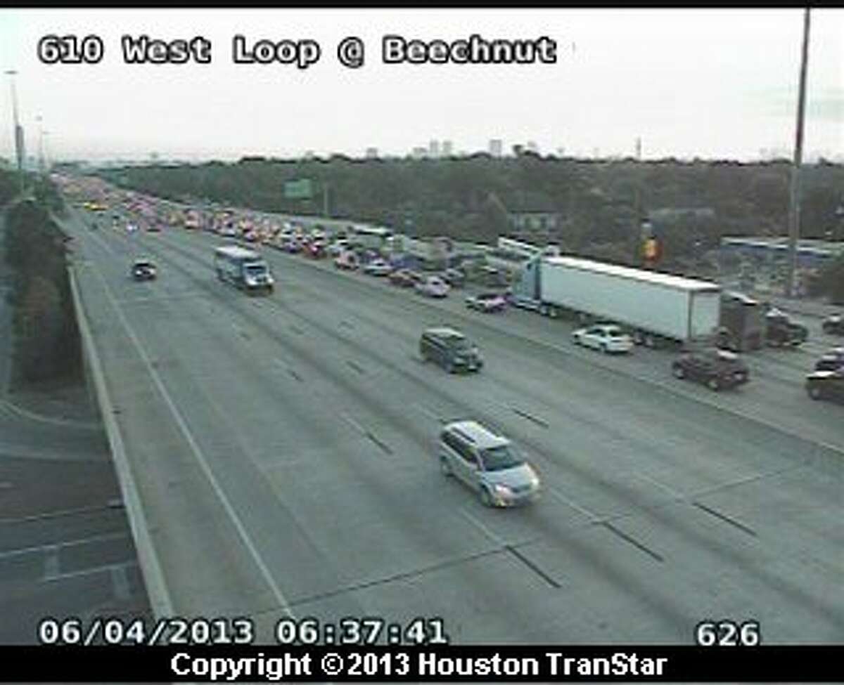 Both sides of 610 now open near Southwest Freeway